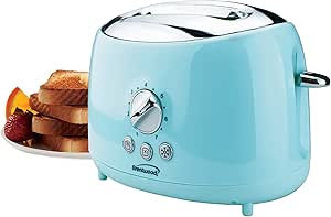 Cool-Touch 2-Slice Retro Toaster with Extra-Wide Slots (Blue) : Amazon ...