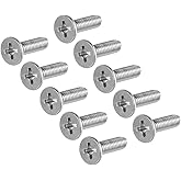 Amazon.com: uxcell M3x8mm Flat Head Machine Screws, Phillips Cross Screw, 304 Stainless Steel ...