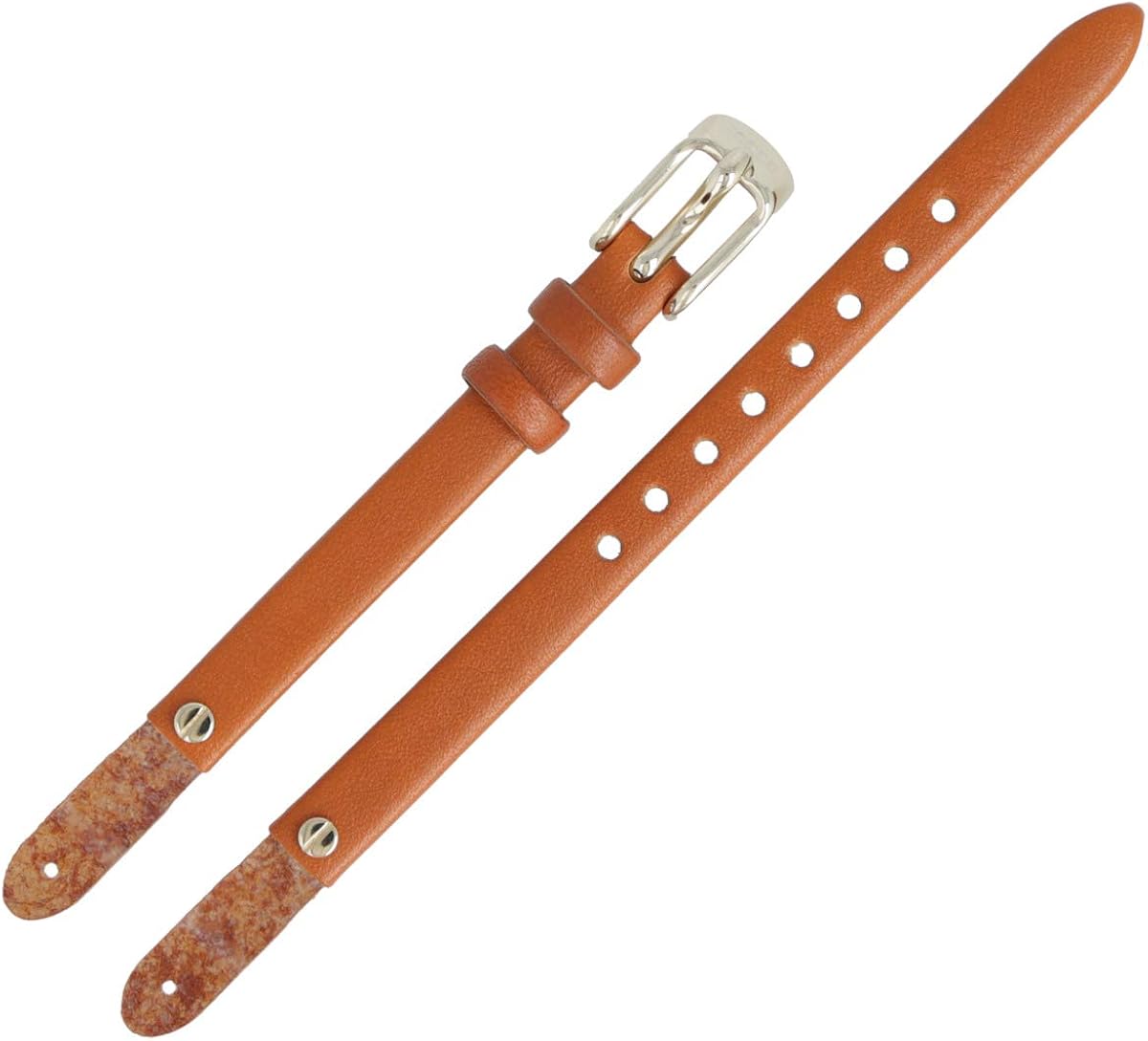 Fossil Uhrenarmband 08mm Leder Braun Glatt - ES-4000 | LB-ES4000 ...