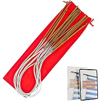 KnitPal Bamboo Cro-Knitting Circular Crochenit Double Ended Hooks Set ...