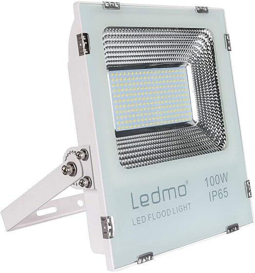 LEDMO 100W LED flood light outdoor,Waterproof IP65 led security light ...