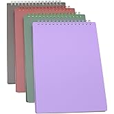 Amazon.com : Yansanido Top Bound Spiral Notebook, 3 Pcs 3 Color A5 Size Thick Plastic Hardcover ...