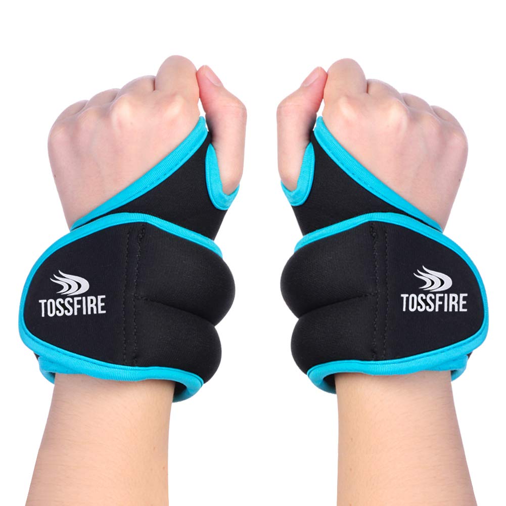 Wrist Weights Set 4lb (2lbs Each) Thumblock Arm Weight for Women and ...