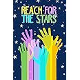 Amazon.com: Reach For The Stars Raised Hands Classroom Sign ...