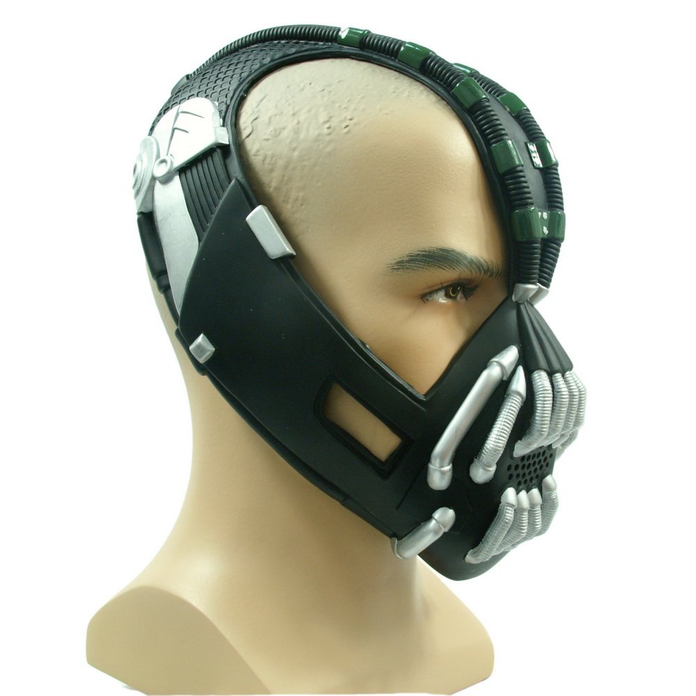 Batman Dark Knight Rises Bane Mask Sliver Version,Batman Mask Costume ...