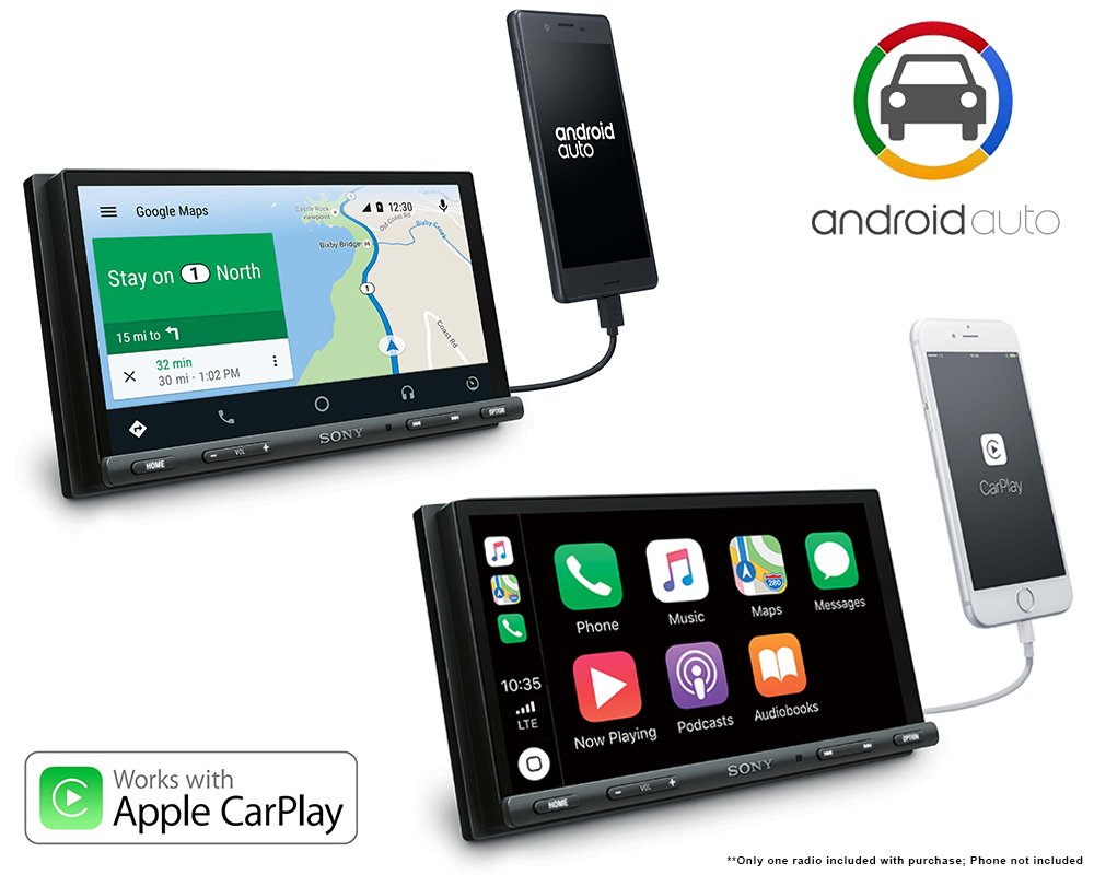Sony XAV-AX5000 Double Din Touch Screen With Apple CarPlay, Android ...