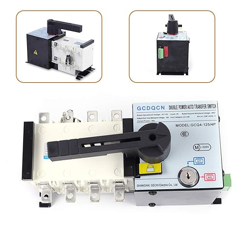 110V Isolation Type Dual Power Controller ATS 100A/4P Automatic ...