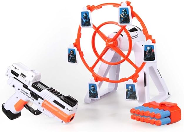 Amazon.com: Rotate Windmill Shooting Game with 6 Rotate Target and ...