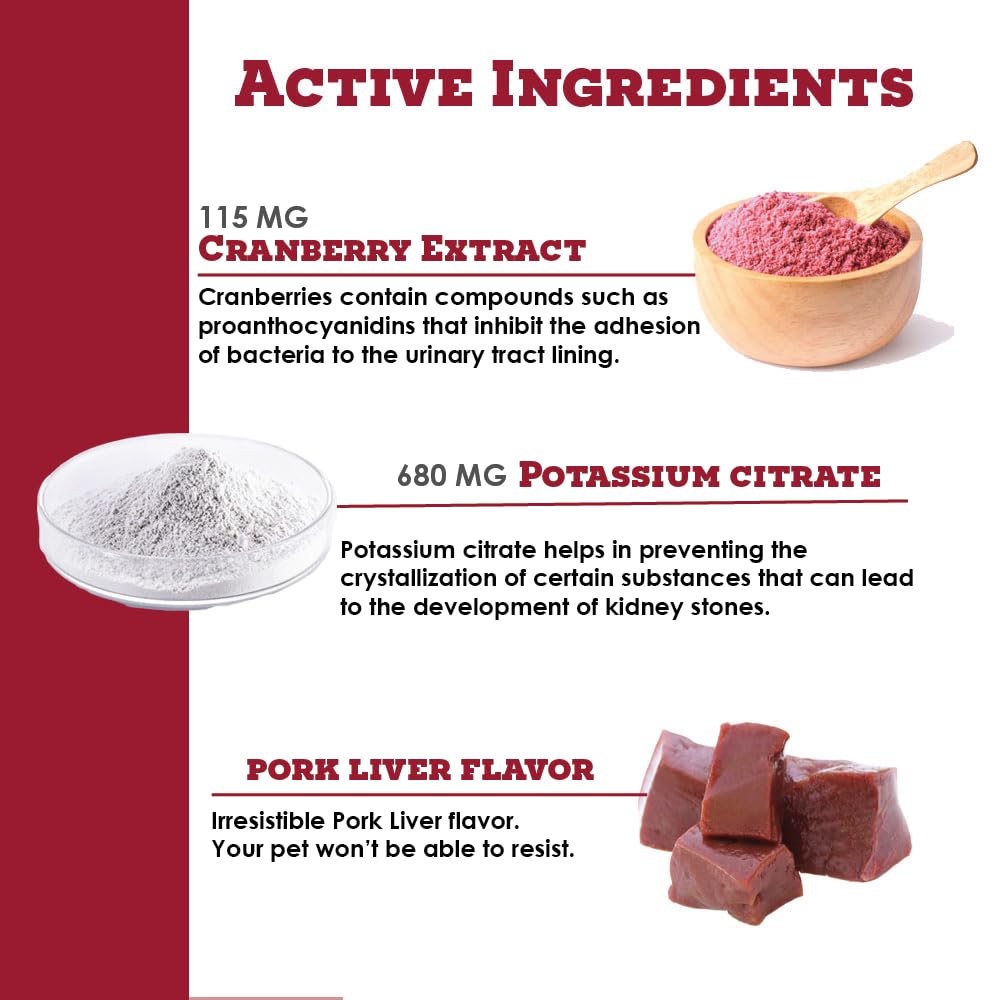 Mua K-Plus Potassium Citrate Plus Cranberry Supplement for Dogs - UTI ...