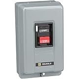 Square D Push Button Manual Motor Starter, Enclosure NEMA Rating 1, 30 ...