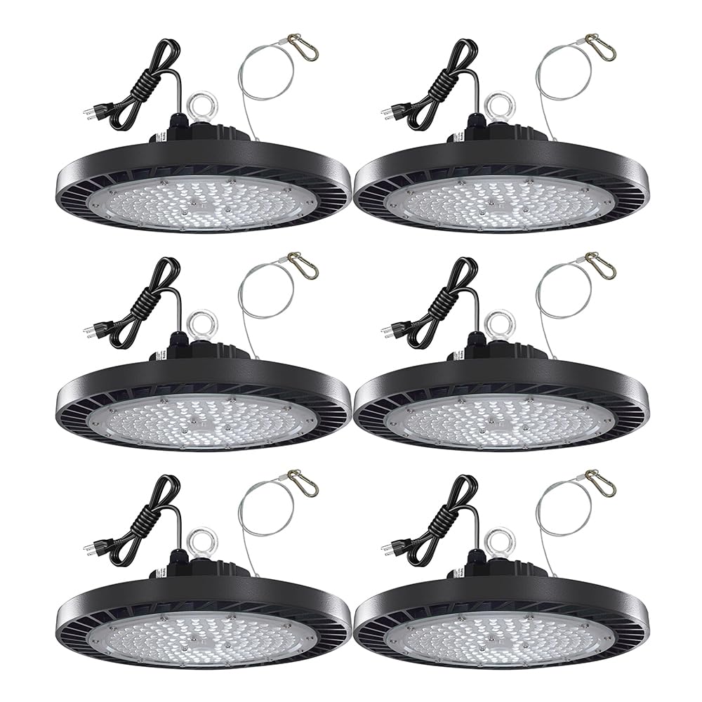 SZSKYING High Bay LED Light,200W 22000LM 6500K, UFO Light High Bay ...