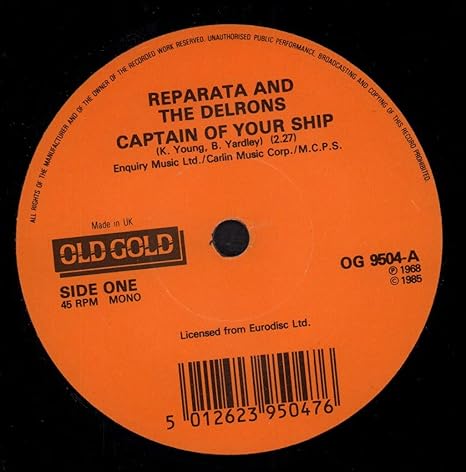 Captain Of Your Ship / Keep On: Bruce Channel, Reparata And The Delrons ...