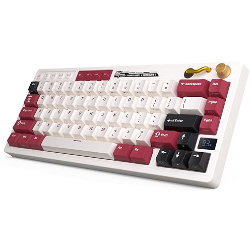 RK ROYAL KLUDGE M65 Wireless Mechanical Keyboard with Volume Knob, 60% ...