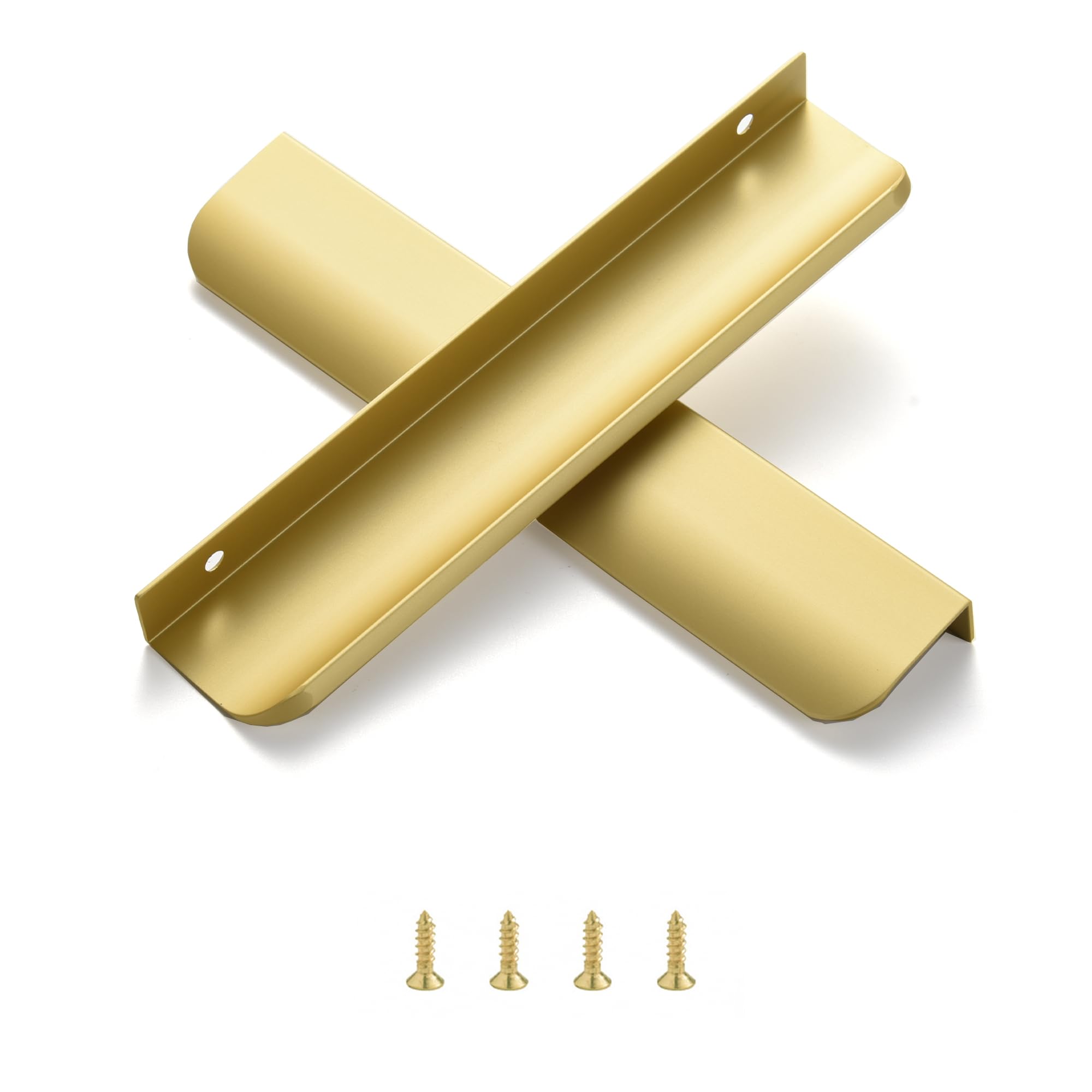 Edge Finger Tab Pulls for cabinets Kitchen Invisible Hardware Furniture ...