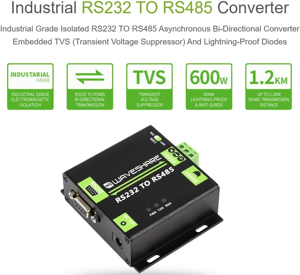 IBest Industrial Grade Isolated RS232 TO RS485 Asynchronous Bi ...
