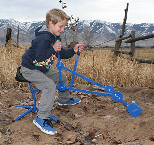 Childrensneeds.com Sand Digger Toy Backhoe for Kids (Ride On) Outdoor ...