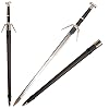 Warrior Game Cosplay Prop: Geralt's Silver Steel Sword-White Wolf Sword ...