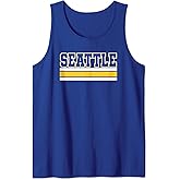 Amazon.com: Classy Seattle Yellow/Blue Traditional Seattle Fun ...