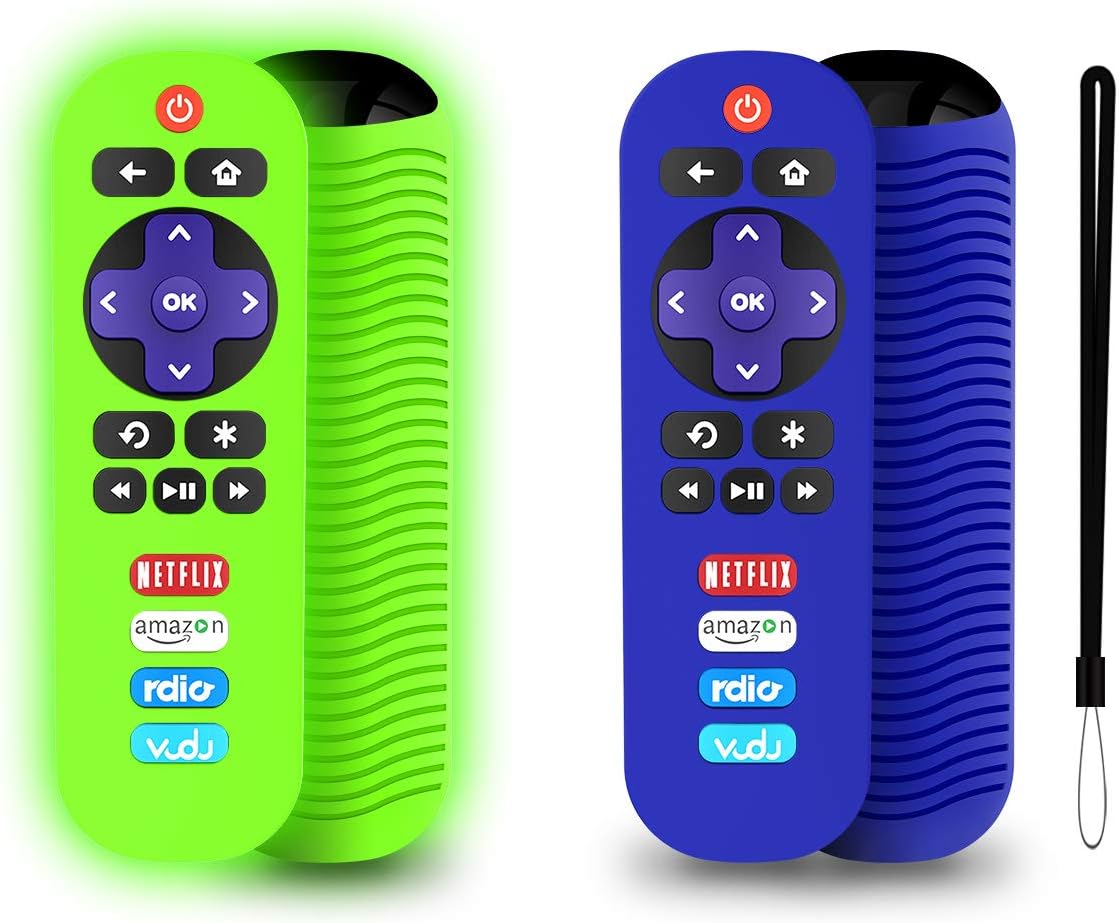 Amazon.com: 2 Pack Silicone Case for TCL Roku TV RC280 Remote ...