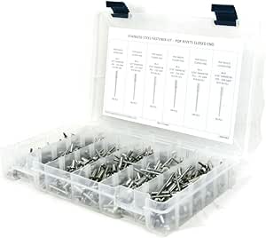 Amazon.com: Closed End Stainless Steel Pop Rivet Assortment Kit 1/8" (4 ...