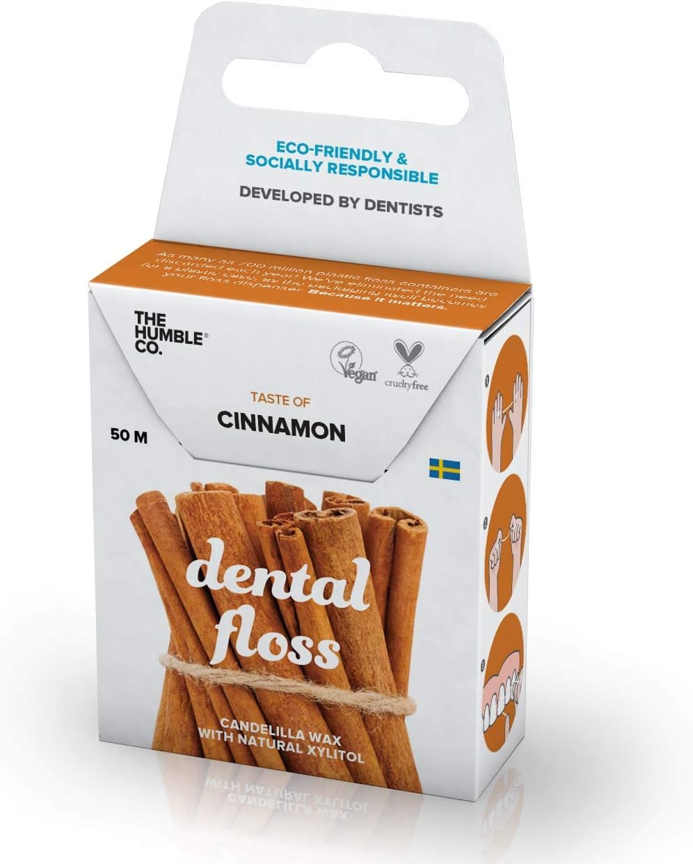 Humble Dental Floss – Cinnamon – 6 x 50m – BigaMart