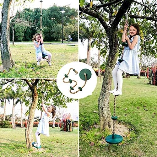 Tree Swing Climbing Rope with Platforms Disc Swings Seat – Outdoor ...