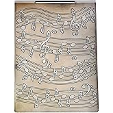 Amazon.com: DDOUJOY Music Notation Plastic Embossing Folders for Card ...
