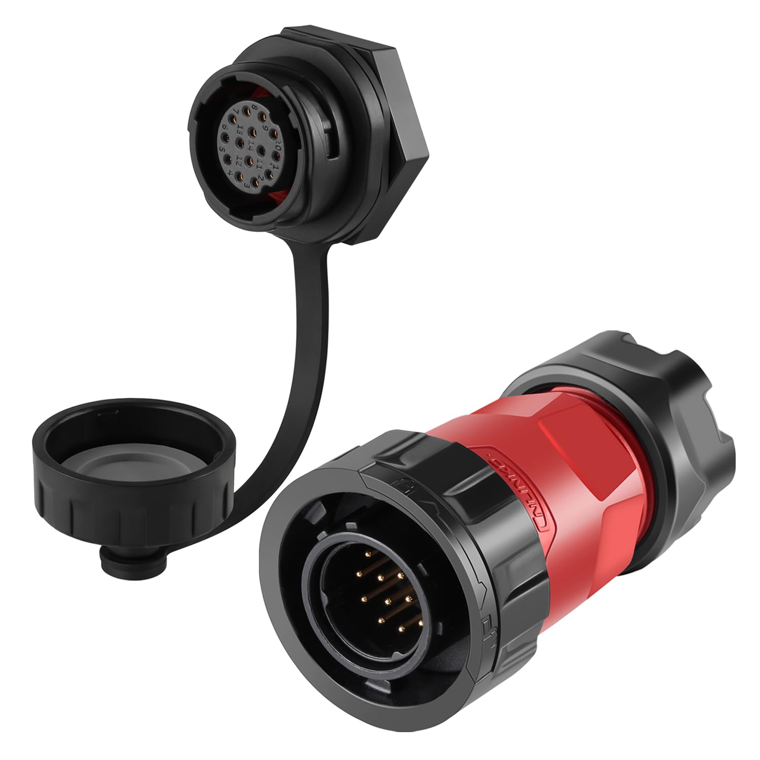 Mua CNLINKO YM-20 Single-Hole Waterproof Connector with PIN Partitioned ...