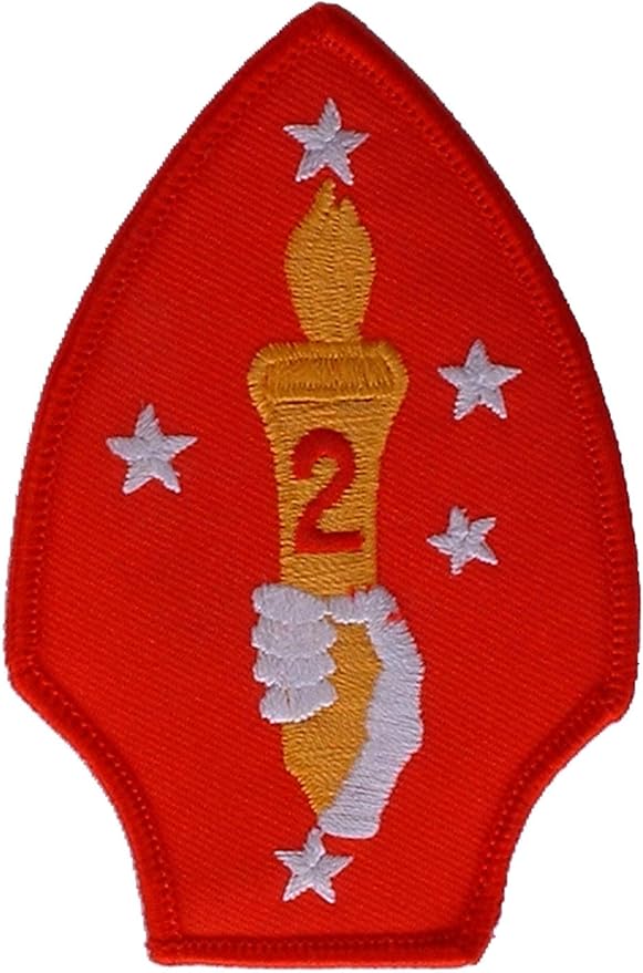 Amazon.com: United States Marine Corps USMC, 2nd Division, Iron-On ...