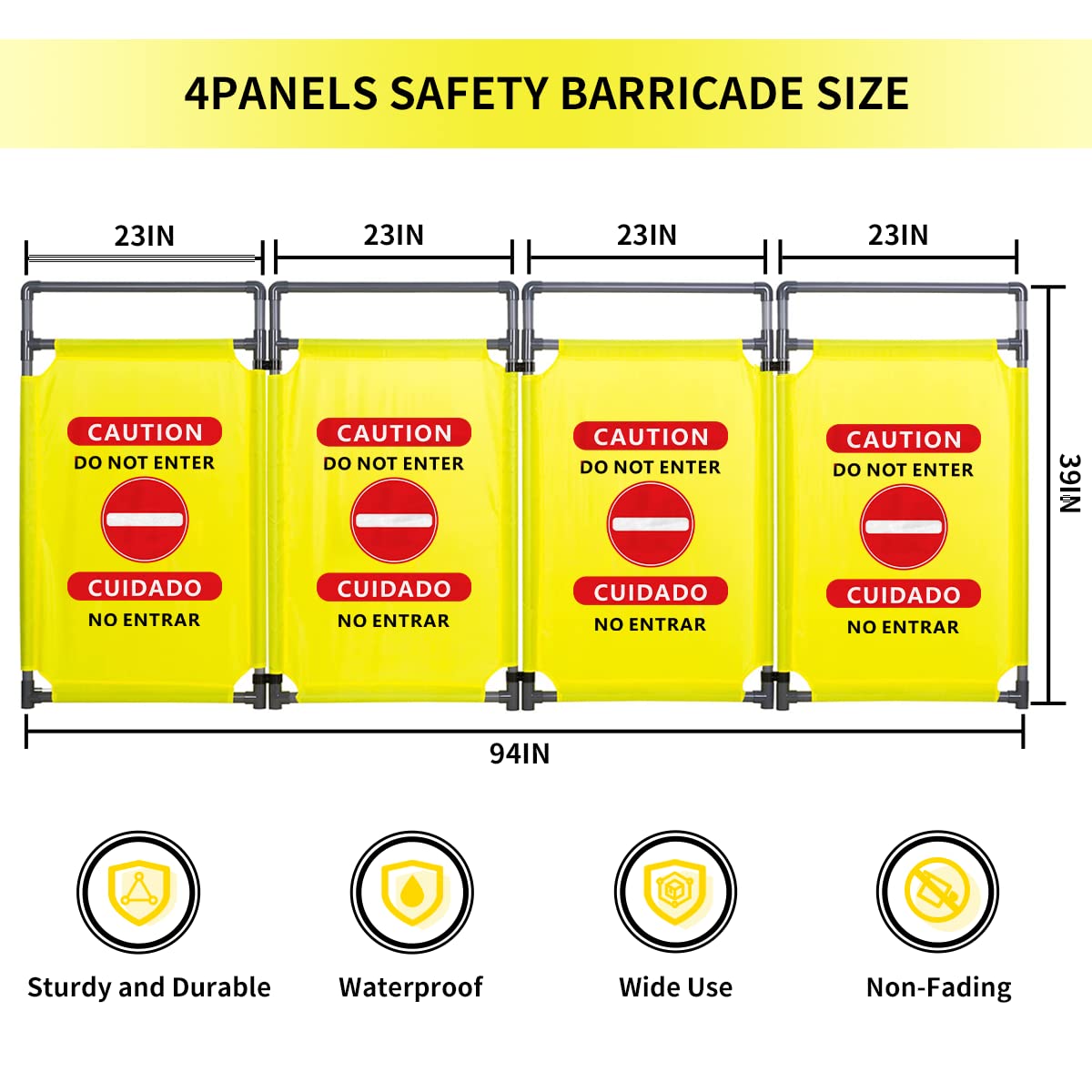 Mua Safety Barricade, 7.8FT trên Amazon Mỹ chính hãng 2025 | Fado