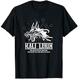 Backtrack Kali Linux design with Dragon and Tagline - Green T-Shirt ...