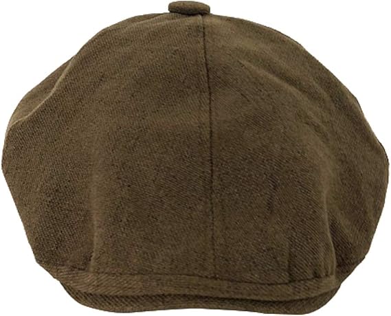 Women Adjustable Cotton Newsboy Caps Pure Color British Style Paperboy ...