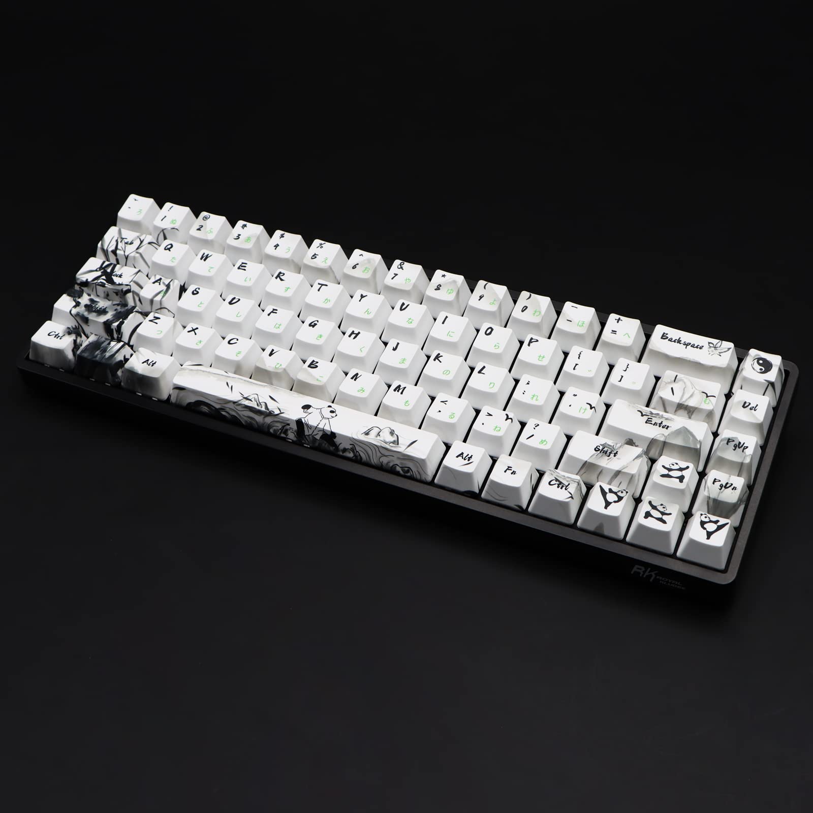 Mua MOLGRIA Keycaps 68 Set Ink Panda for 68 Keys Keyboard, Custom PBT ...
