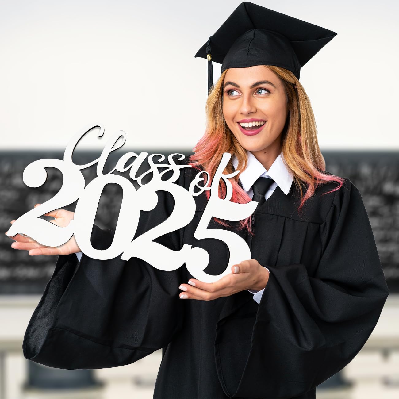 Class of 2025 Wooden Sign Graduation Party Decorations 2025 White ...