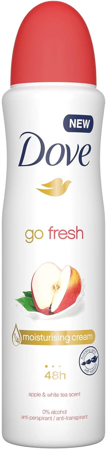 Dove Go Fresh Apple & White Tea, Anti Perspirant Deodorant Aerosol ...