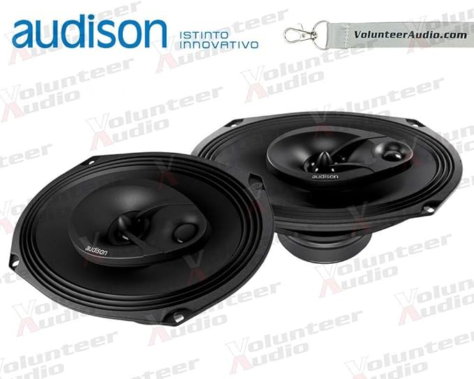 Amazon.com: Audison Prima APX690 Coaxial 6x9 3-Way Speaker 100W RMS: Automotive
