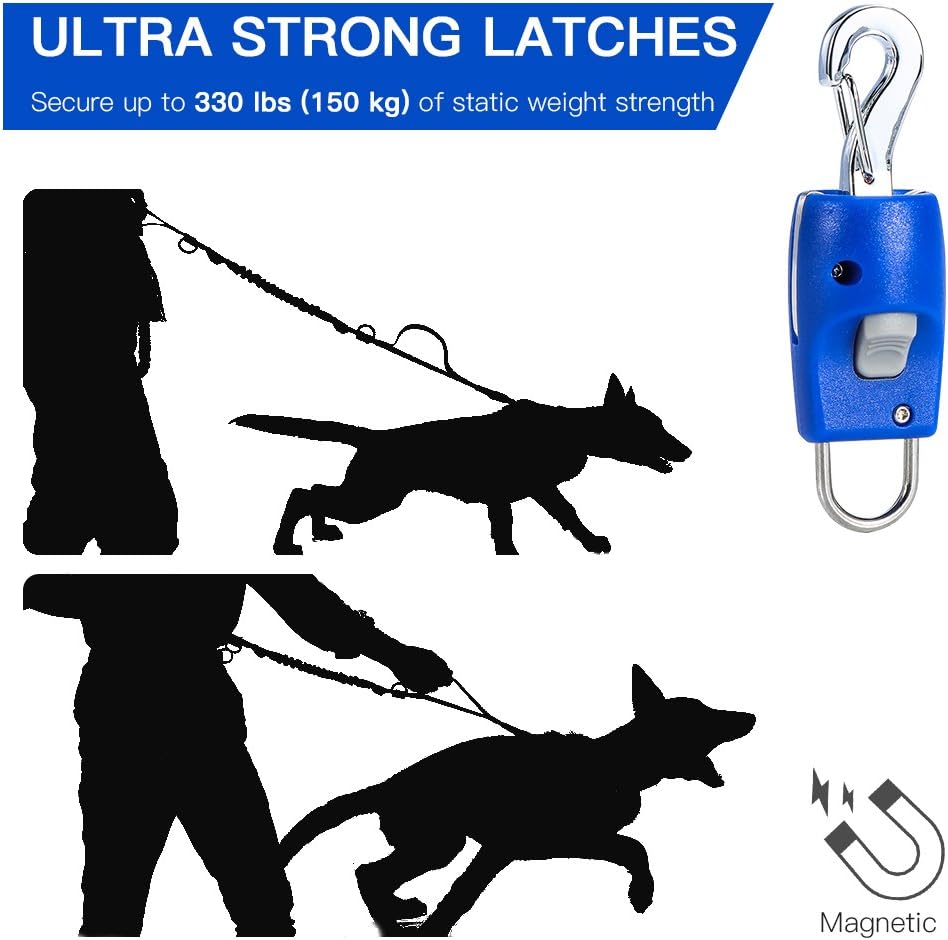 YOUTHINK Magic latch Magnetic Automatic Dog Leash Connector One Touch ...