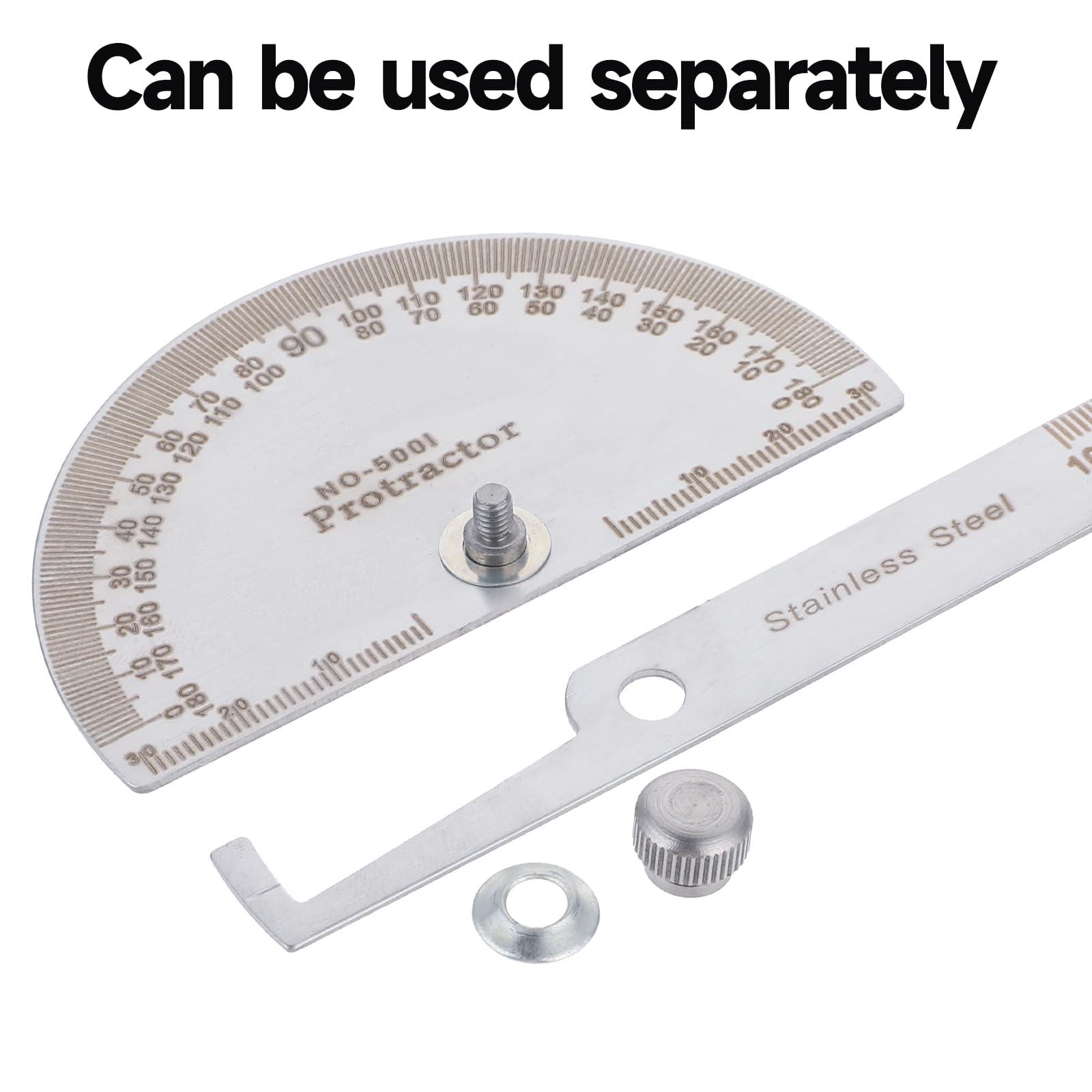 Mua Stainless Steel Protractor Large Protractor Angle Protractor 180 ...