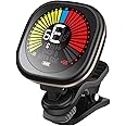 Guitar Tuner Rechargeable Clip On LED Color Display Tuner for All ...