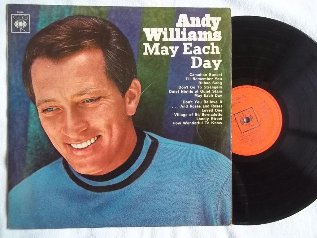 Andy Williams - ANDY WILLIAMS May Each Day vinyl LP - Amazon.com Music