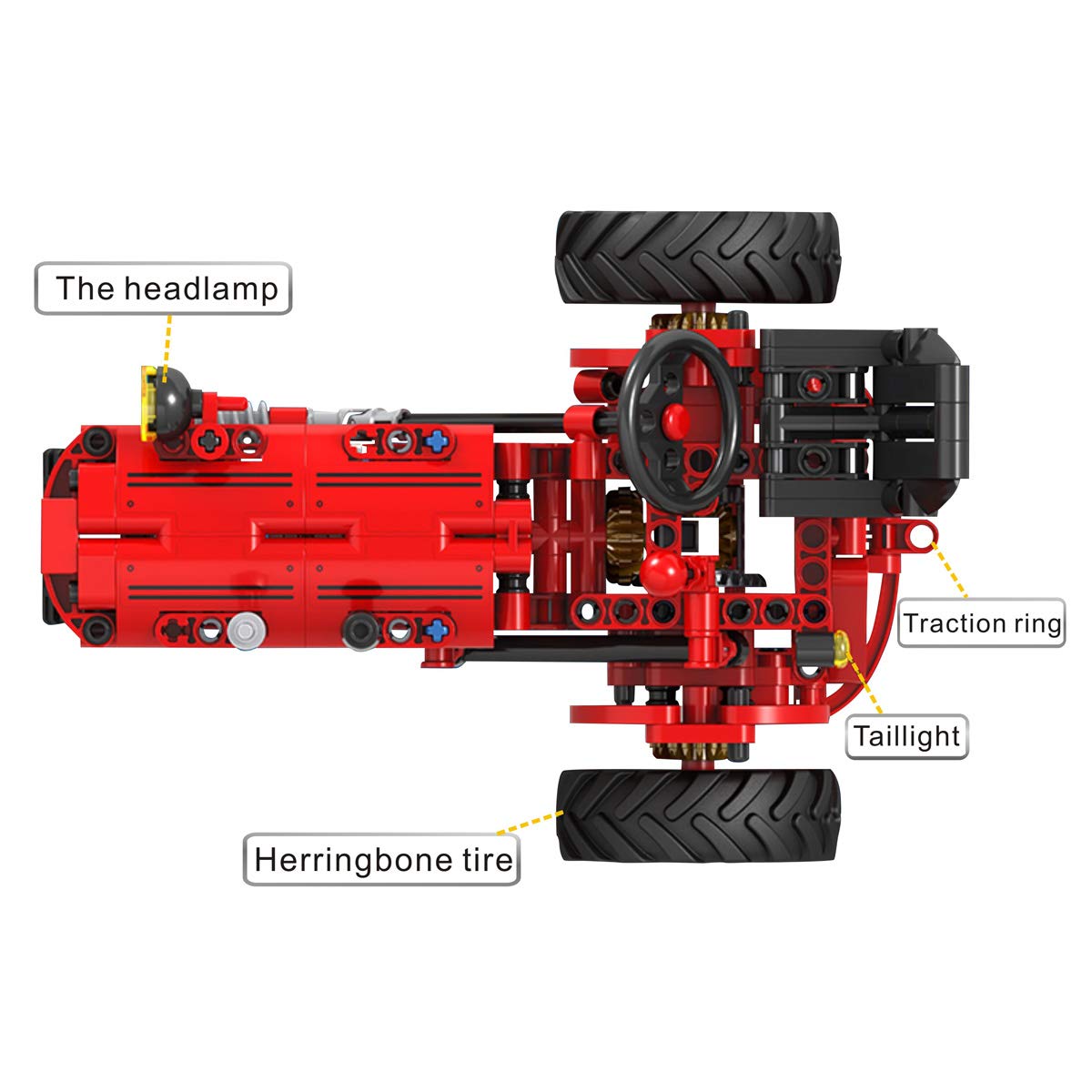 Mua Bonjure Classic Building Blocks Tractor Building Blocks Toys for ...