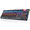 ABKONCORE Gaming Mechanical Keyboard K660, RGB Side LED and Backlit ...