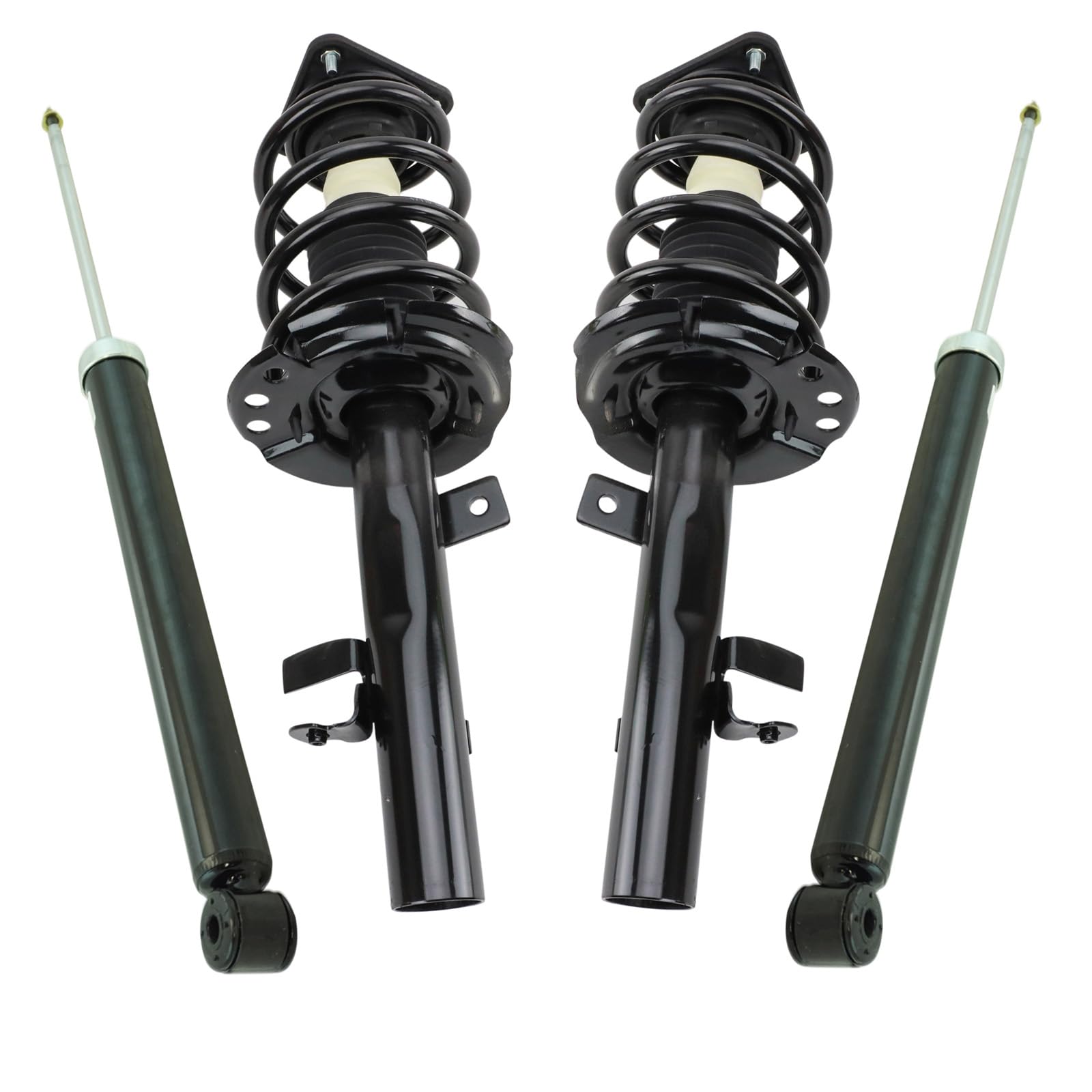 TRQ Front and Rear Complete Strut Assembly & Shock Absorber Kit ...