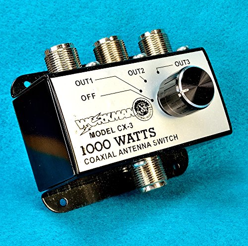 3 Position COAX Antenna SWITCH 1000 W - CB / Ham Radio - Workman CX3 ...