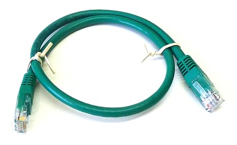 Green 0.5M 50CM GIGABIT Network LAN Cable Cat6 Patch Internet Data RJ45 ...