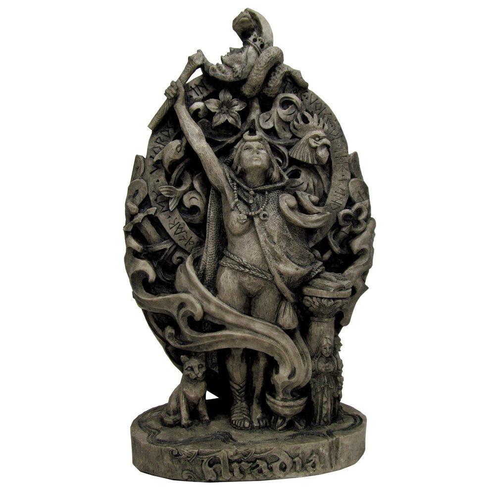 Aradia Statue Goddess of Witchcraft Statue in Stone Finish: Amazon.co ...