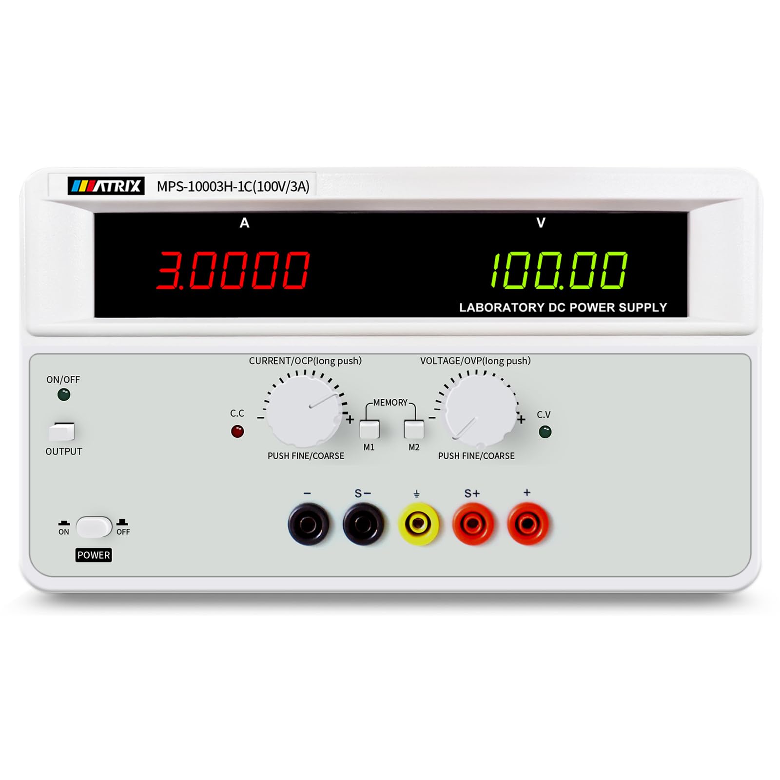 MATRIX DC Power Supply Variable 100V 3A, Linear Power Supply 300W ...