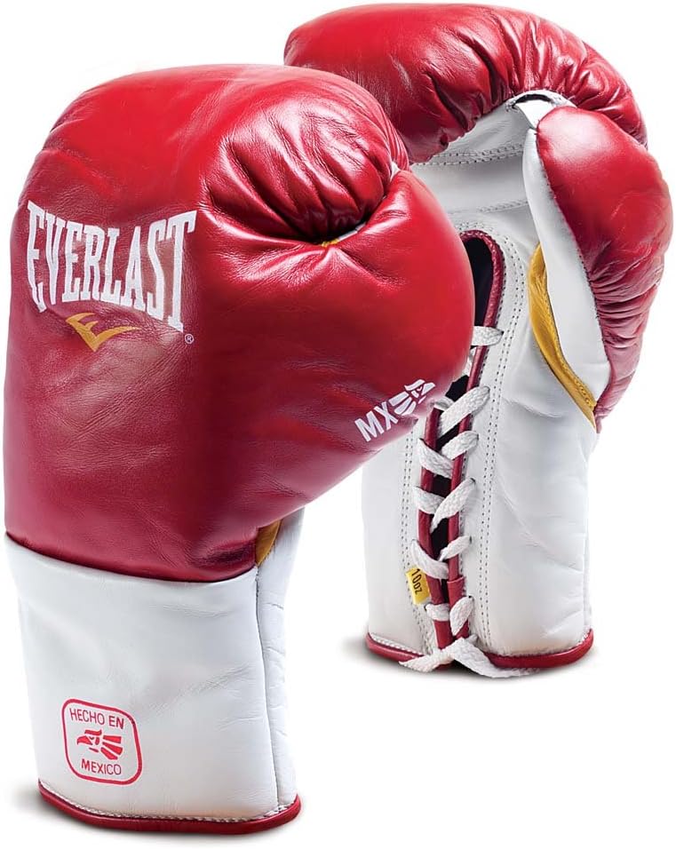 Everlast MX Pro Fight Gloves-Red 10 oz-L/XL: Amazon.co.uk: Sports ...