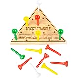 Amazon.com: Tricky Triangle - Shell Peg Game Puzzle - Cracker Barrel ...