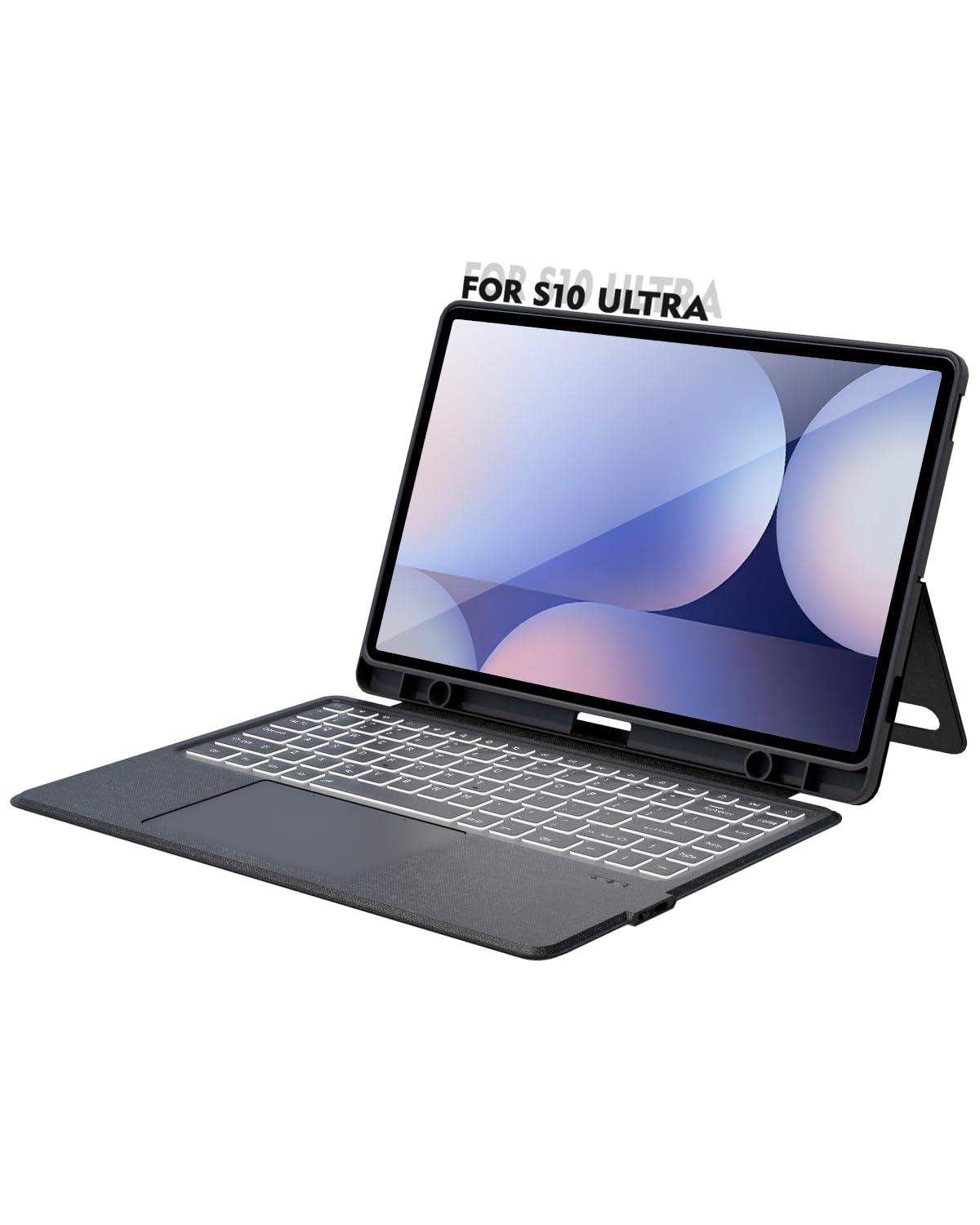 Keyboard Case for Samsung Galaxy Tab S10 Ultra 14.6 inch 2024 / S9 Ultra / S8 Ultra, Bluetooth ...